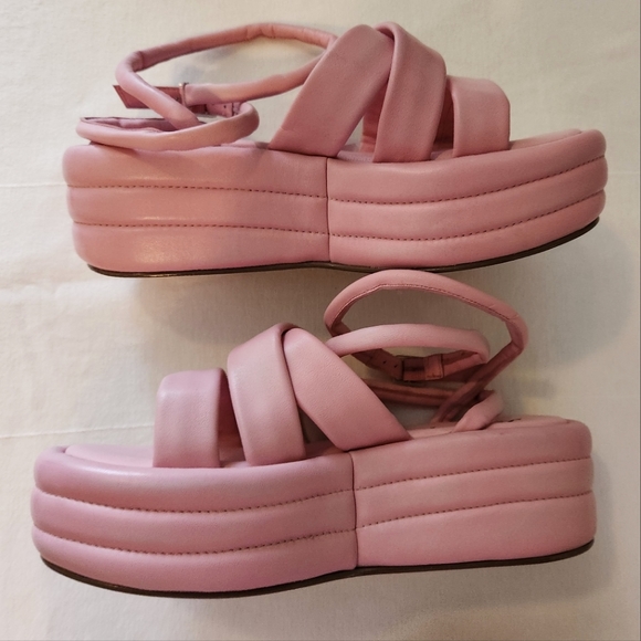 Free People | Shoes | Nwotfree People Harper Flatform Chunky Pink ...